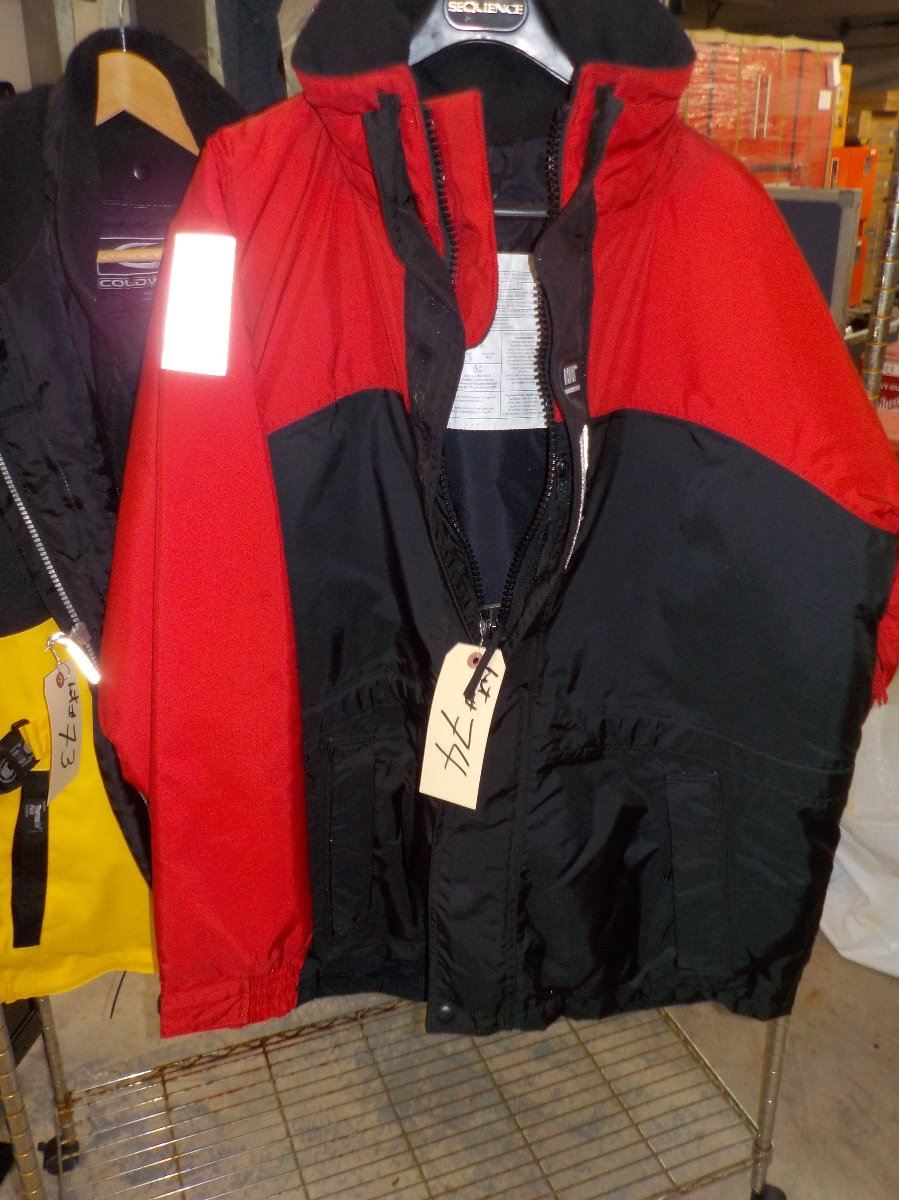 HELLY HANSEN INDUSTRIAL SOFT FLEX FLOATER COAT, SZ LRG