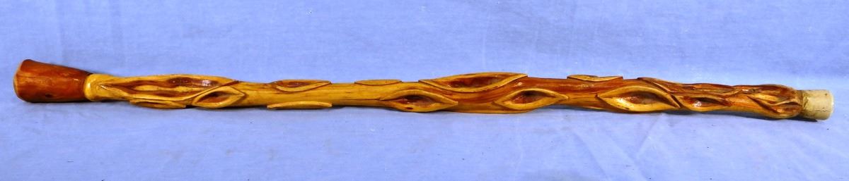Oxen shoes, tail binder, horse tether and diamond willow cane