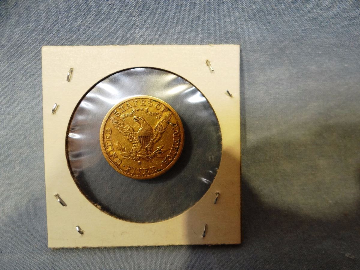 1903 S $5 gold coronet