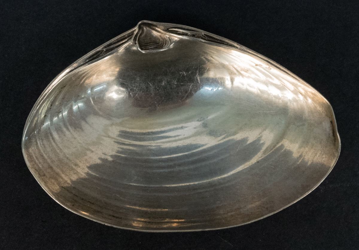 R. Wallace & Sons MFG Co. (1871- ) Sterling silver seashell shaped ...