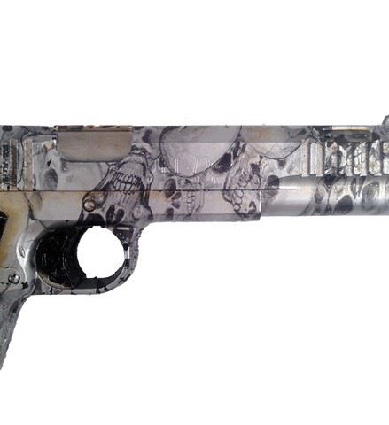 Resident Evil 6 Christian's (William Levy) Hero Skull Gun Movie Props