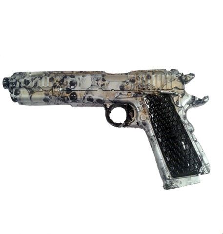 Resident Evil 6 Christian's (William Levy) Hero Skull Gun Movie Props