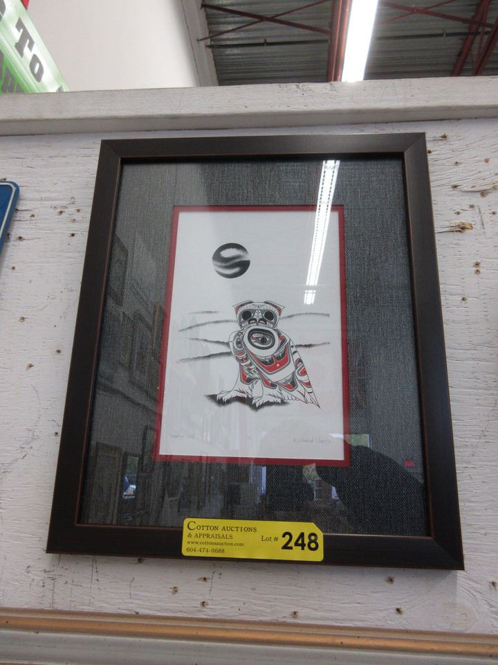 Framed Richard Shorty Print "Snowy Owl"