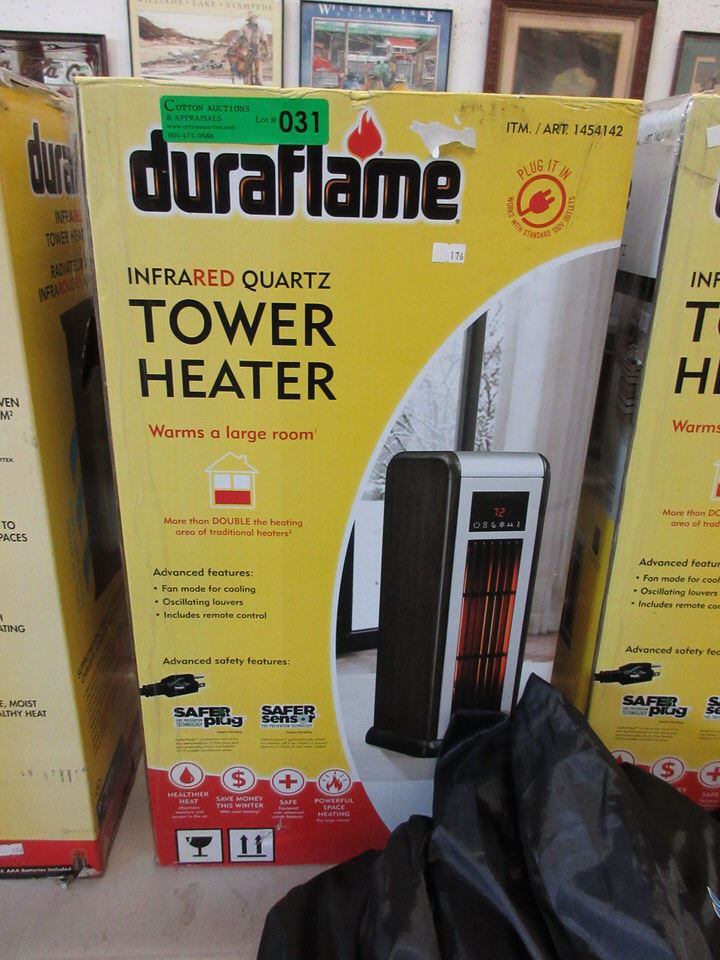 Duraflame Infrared Quartz Tower Heater