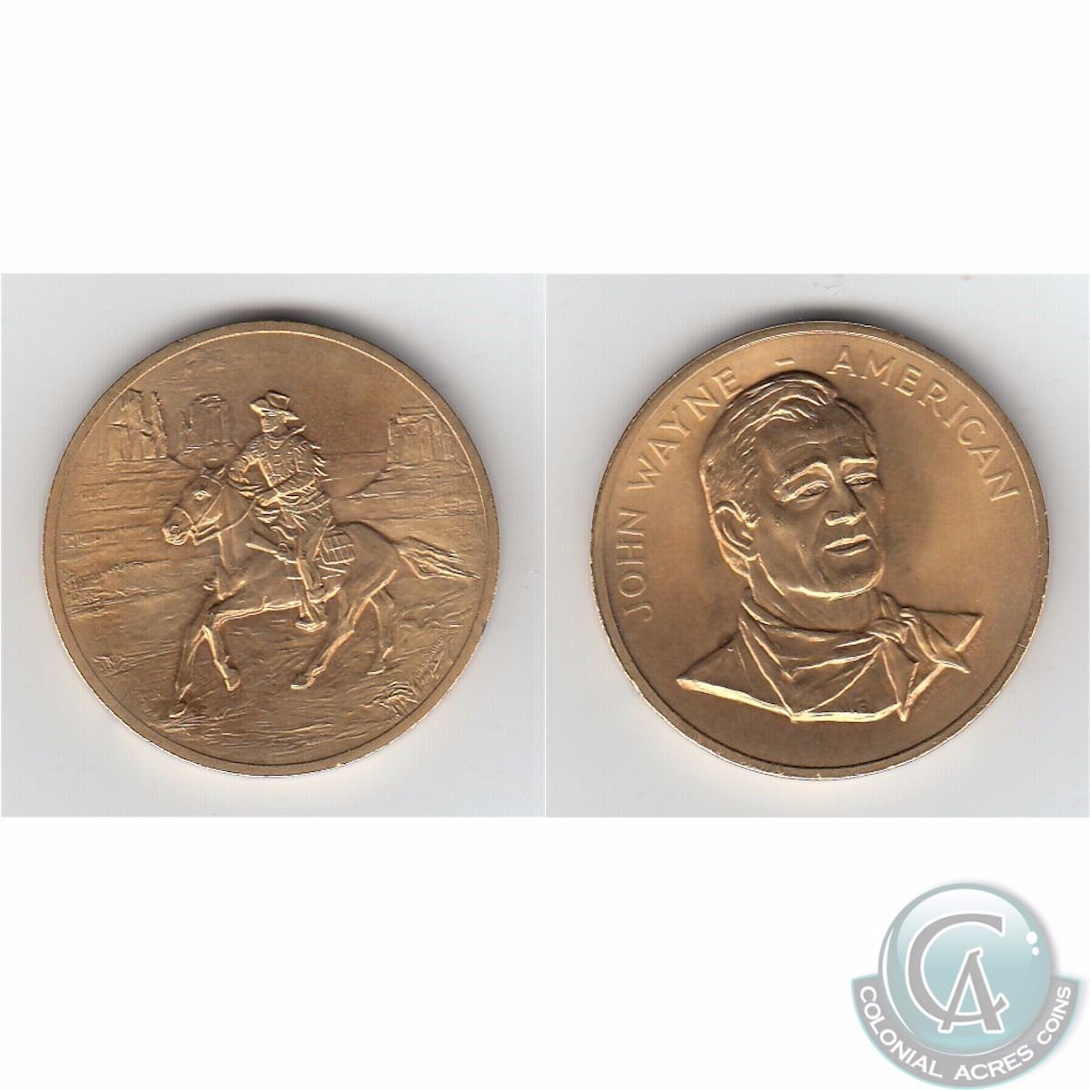 United States John Wayne Token. 33mm in diameter.