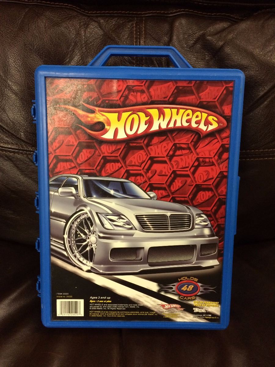 HOT WHEELS STORAGE BOX W 50 HOTWHEELS
