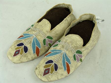 Cree Beaded Moccasins