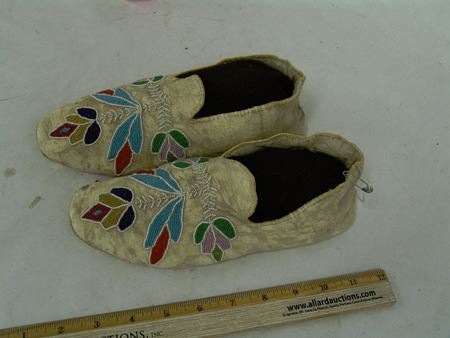 Cree Beaded Moccasins