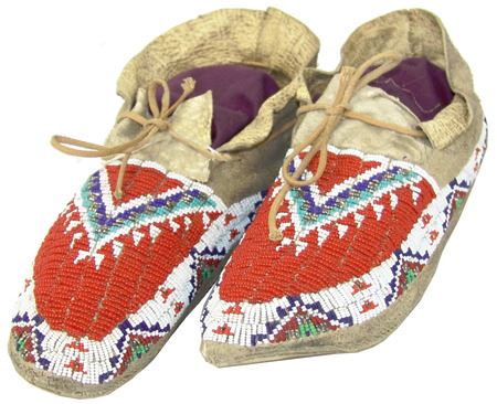 Ute Beaded Moccasins