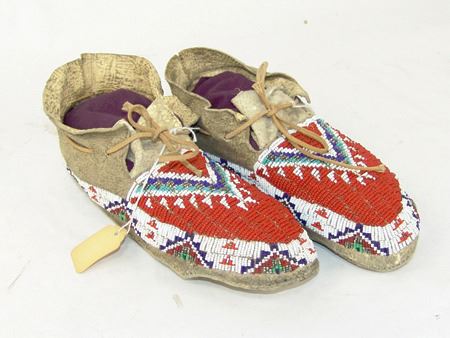 Ute Beaded Moccasins