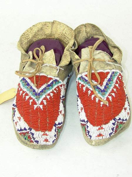 Ute Beaded Moccasins