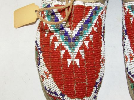Ute Beaded Moccasins