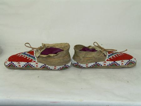 Ute Beaded Moccasins