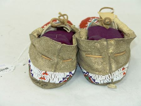 Ute Beaded Moccasins