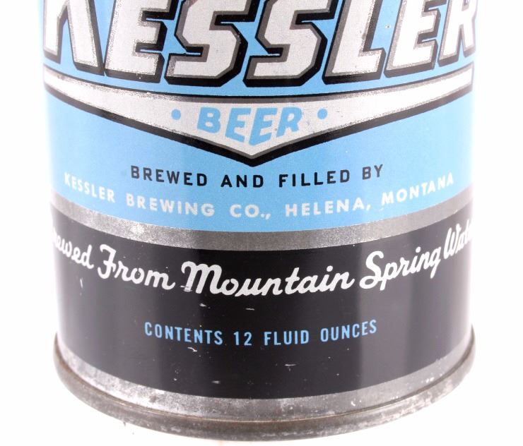 Kessler Brewing Cone Top Beer Can Helena Montana
