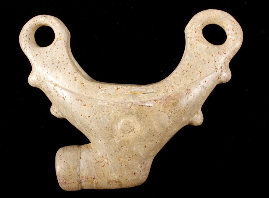 Mississippian Culture Canoe Pipe Cemochechobee