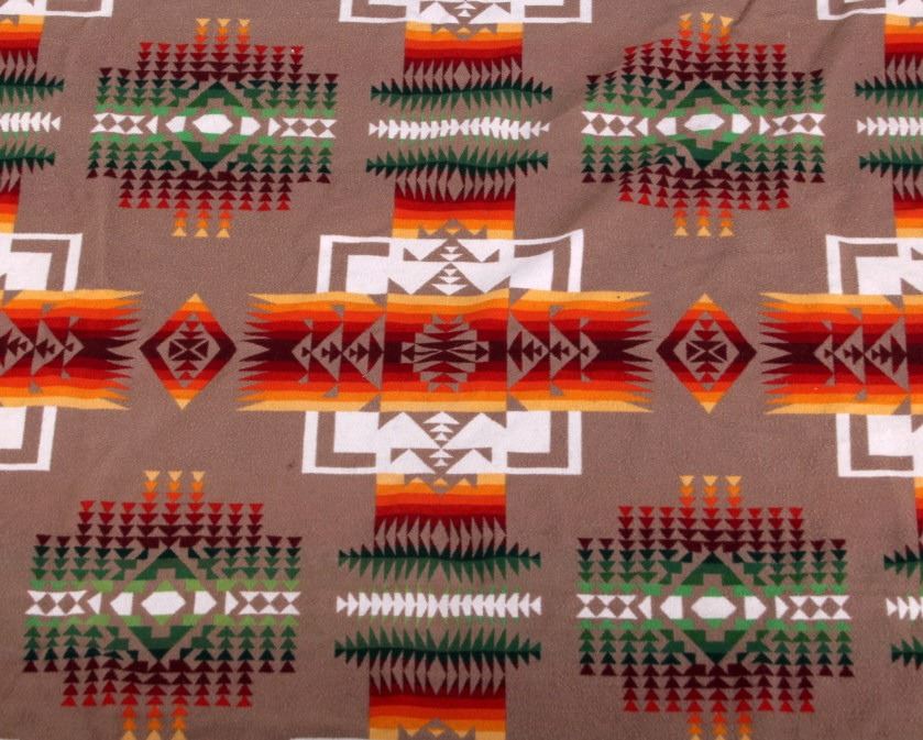 Pendleton Wool Indian Pattern Blanket Beaver State