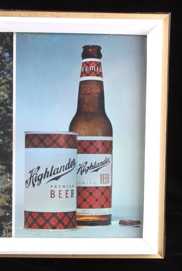 Highlander Beer Glacier Park Lighted Sign