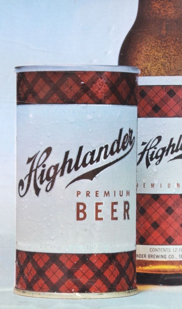 Highlander Beer Glacier Park Lighted Sign