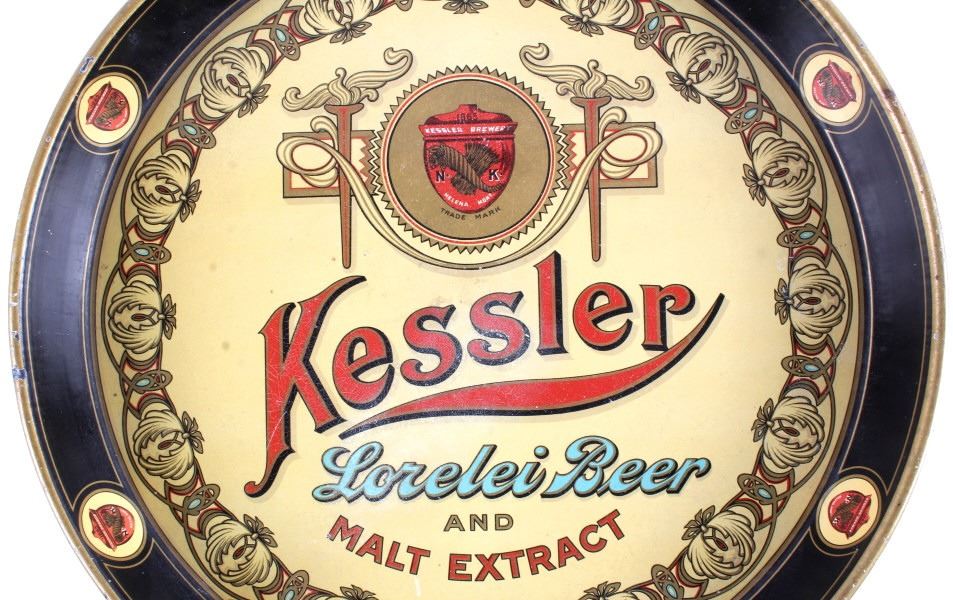 Kessler Lorelei Beer & Malt Extract Tray Helena MT