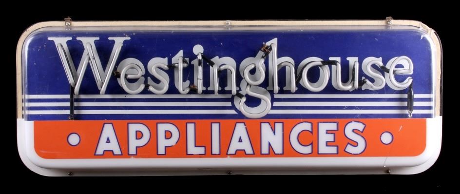 Westinghouse Appliances Neon Advertising Sign