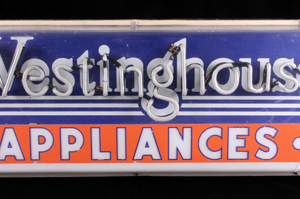 Westinghouse Appliances Neon Advertising Sign