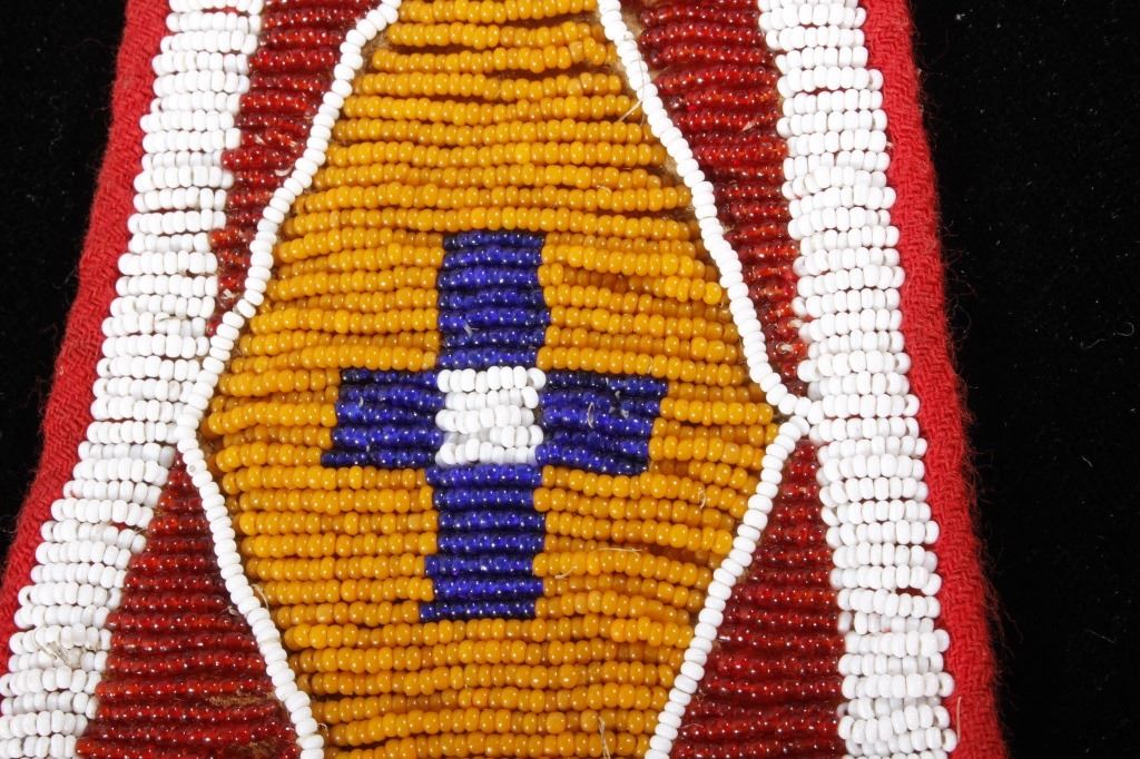 Crow Beaded Pipe Tomahawk Drop with Bells