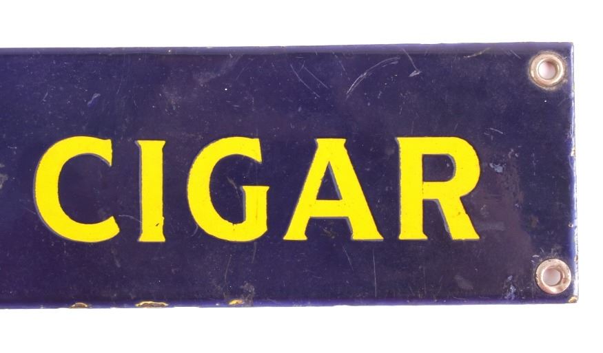 Blackstone Cigar Porcelain Advertising Sign