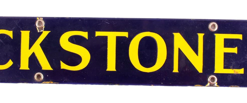 Blackstone Cigar Porcelain Advertising Sign