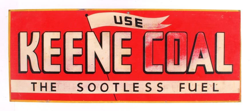 Original Keene Coal Sign Roundup, MT 1908-1925