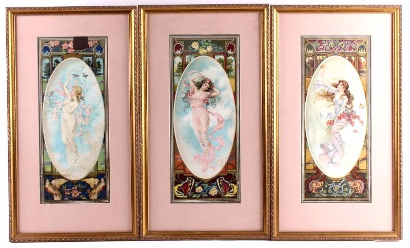 1905 Anheuser Busch Calendar Lithographs