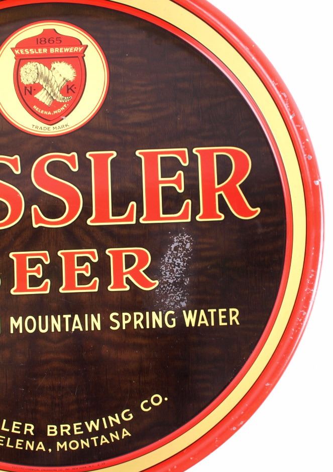 Kessler Brewing Co. Beer Tray from Helena Montana