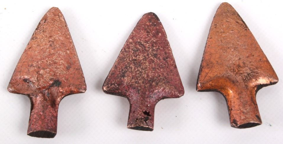Anaconda Copper Mining Company Cast Arrowheads