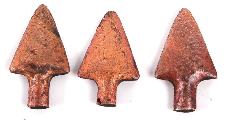 Anaconda Copper Mining Company Cast Arrowheads