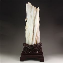 Chinese Natural Xylopal Original Stone Statue