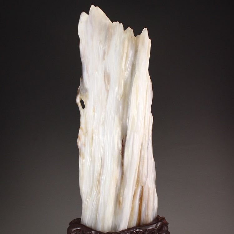 Chinese Natural Xylopal Original Stone Statue