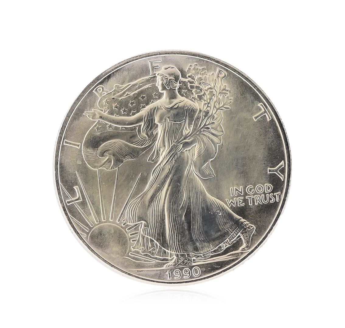1990 American Silver Eagle Dollar Coin