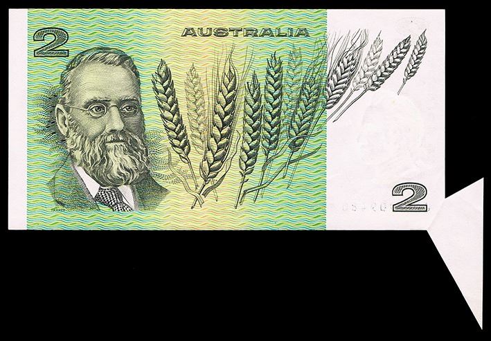 Australia, Two Dollar Error Note, Knight/Stone, 1979