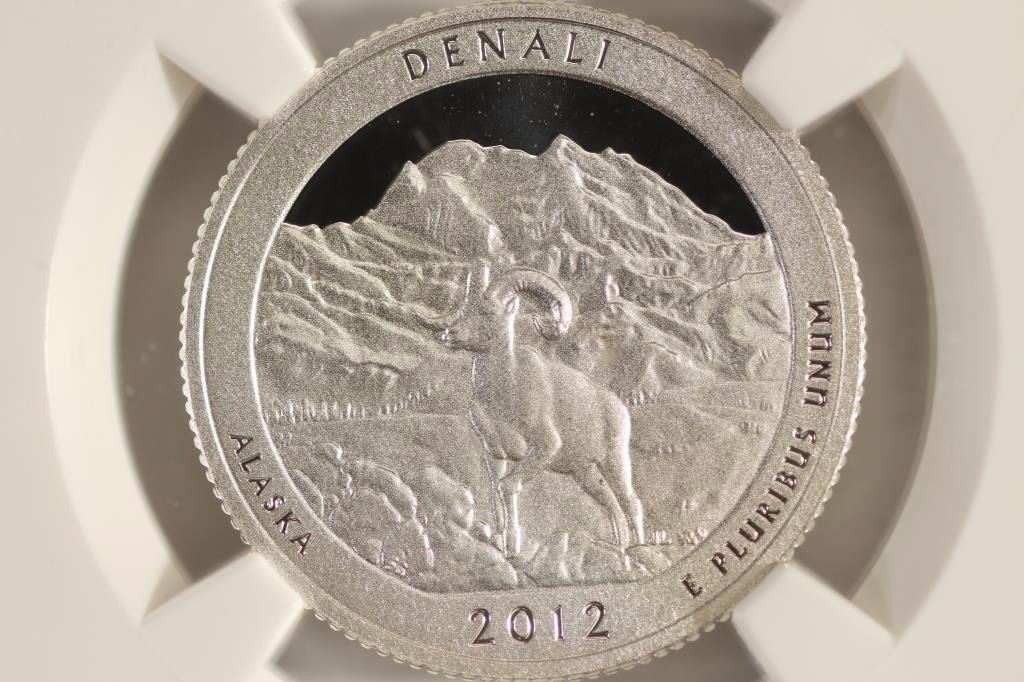 2012-S SILVER DENALI QUARTER NGC PF70 ULTRA CAMEO