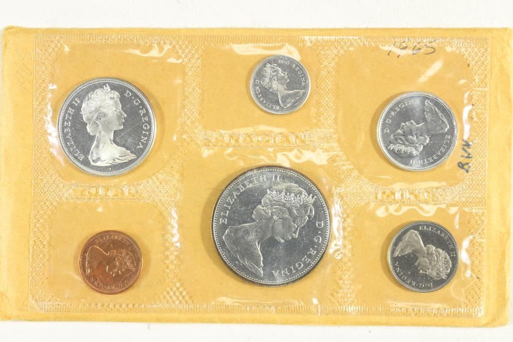 1965 CANADA SILVER PROOF SET WITH ENVELOPE