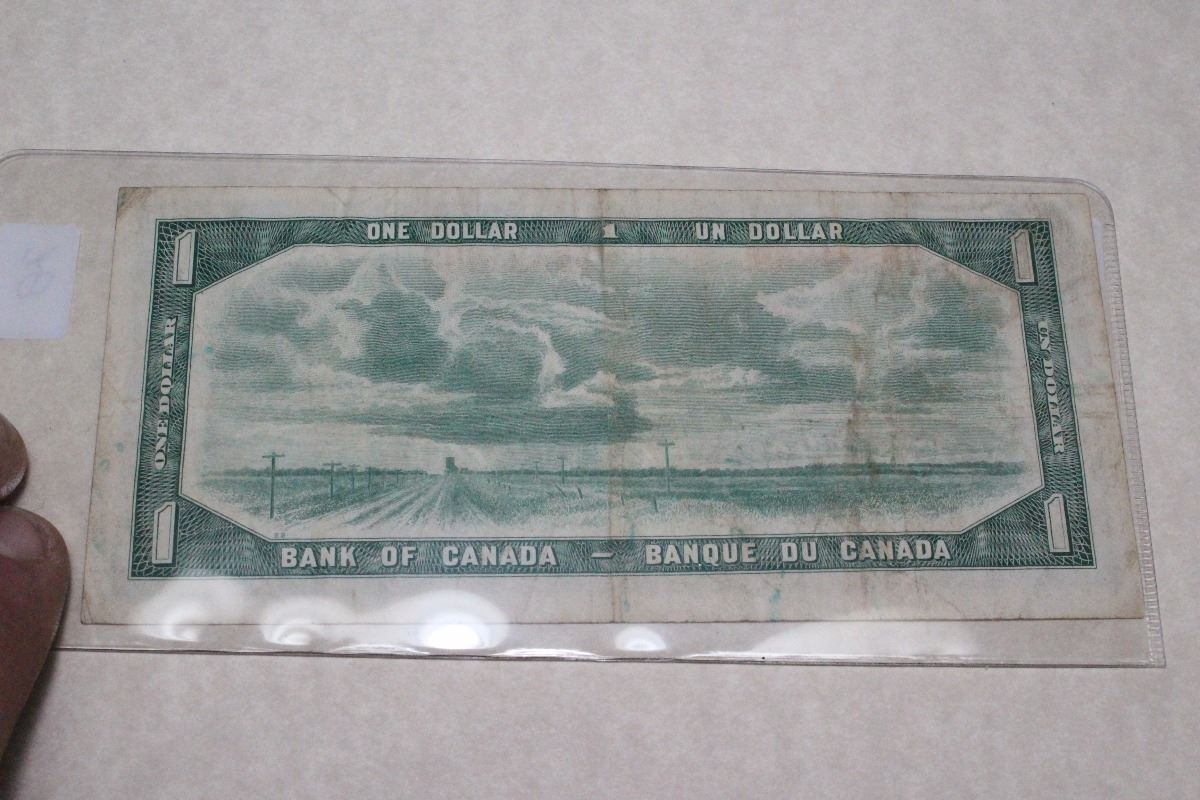 1954 Cdn. Devil's Face One Dollar Bill - Circulated