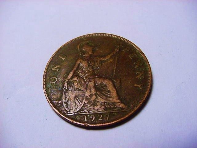1927 BRITISH PENNY