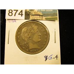 1894 P Barber Half-Dollar VG-8