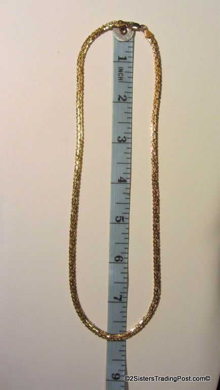 14K Yellow Italian Gold Birdcage Design Neck Chain Stamped 14KT, ITALY ...