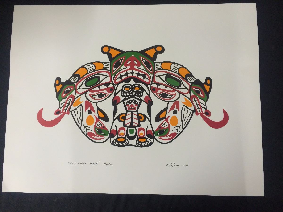 Limited edition Native Art Signed J Nelson