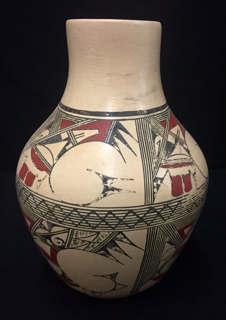 Vintage Hopi Pottery Vase – Signed