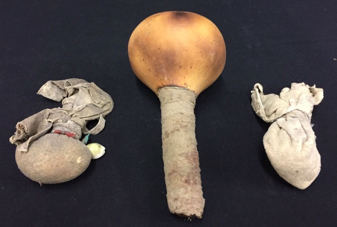 Navajo Medicine Bundles and Rattle