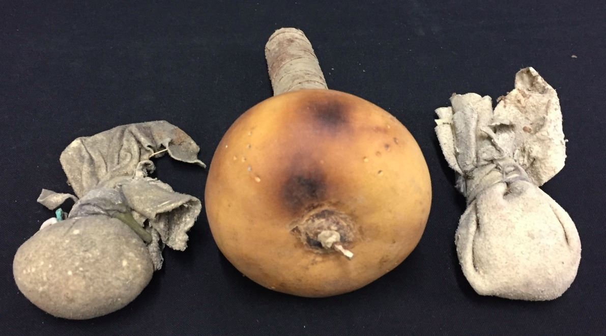 Navajo Medicine Bundles and Rattle