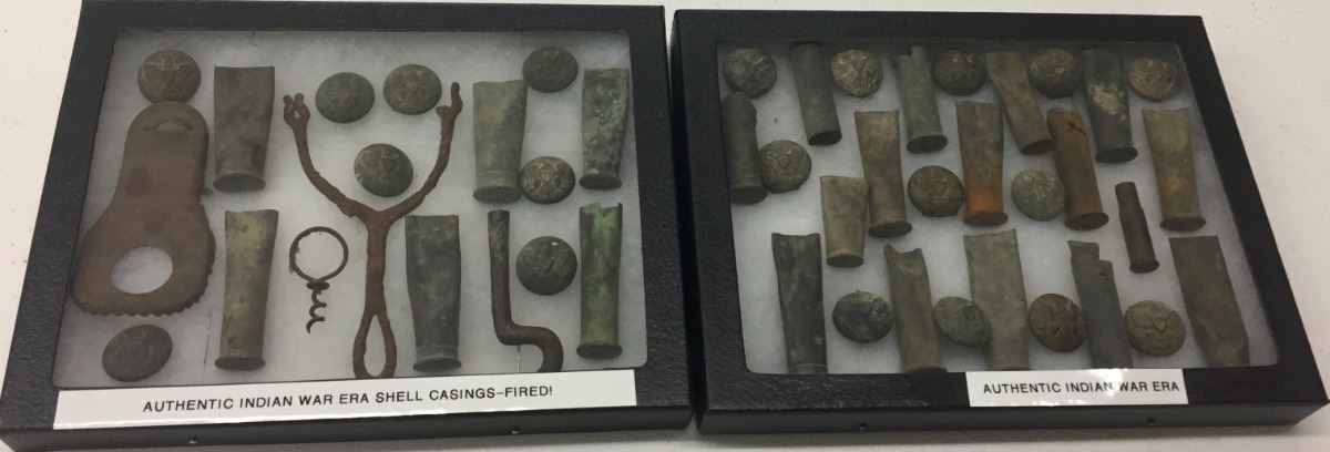 Two Indian War Era Artifacts Displays