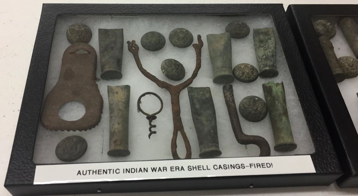 Two Indian War Era Artifacts Displays